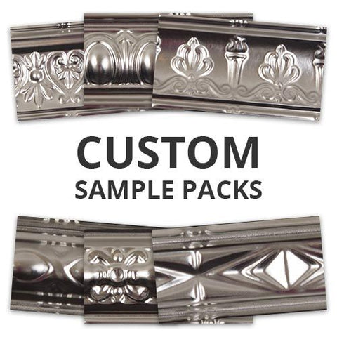 Tin Ceiling & Tin Backsplash Molding Samples | American Tin Ceilings